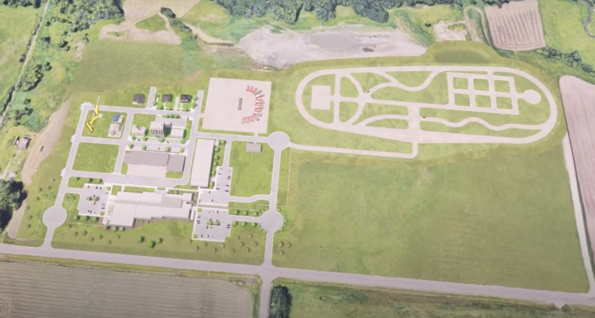 See the features of the new public safety training center